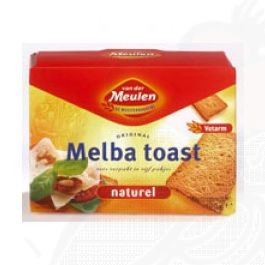 Melba Toast Naturel - Van der Meulen - 120 gram